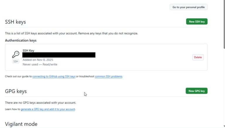 WSLでGitHubに接続するSSH設定と初期登録手順