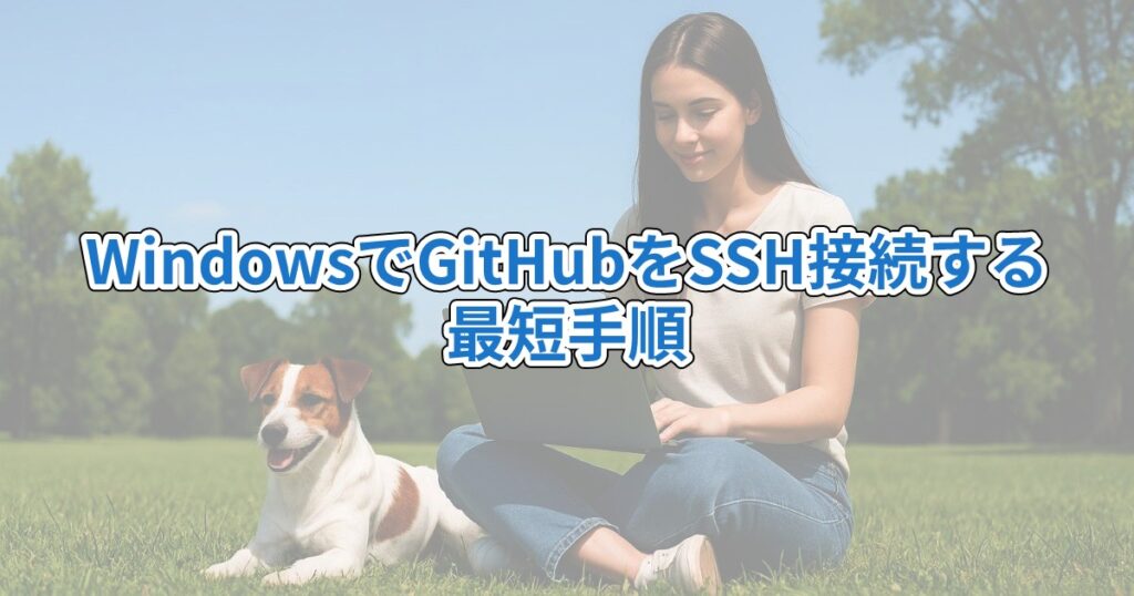 WindowsでGitHubをSSH接続する最短手順