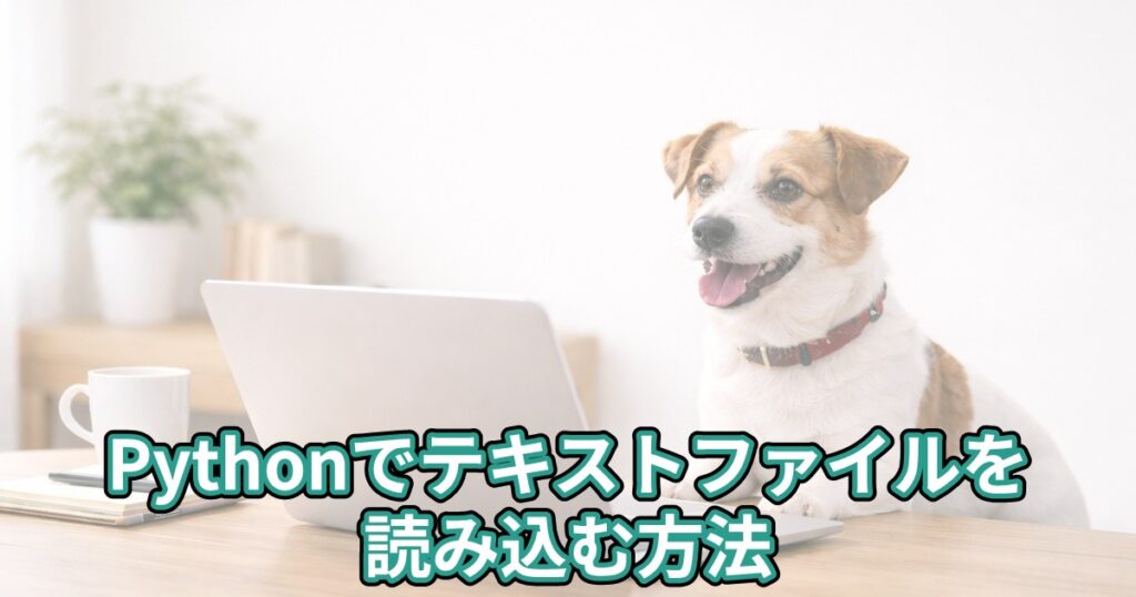 Pythonでテキストファイルを読み込む方法