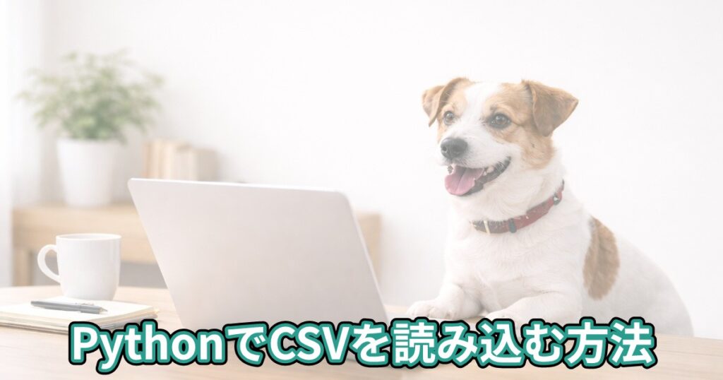 PythonでCSVを読み込む方法